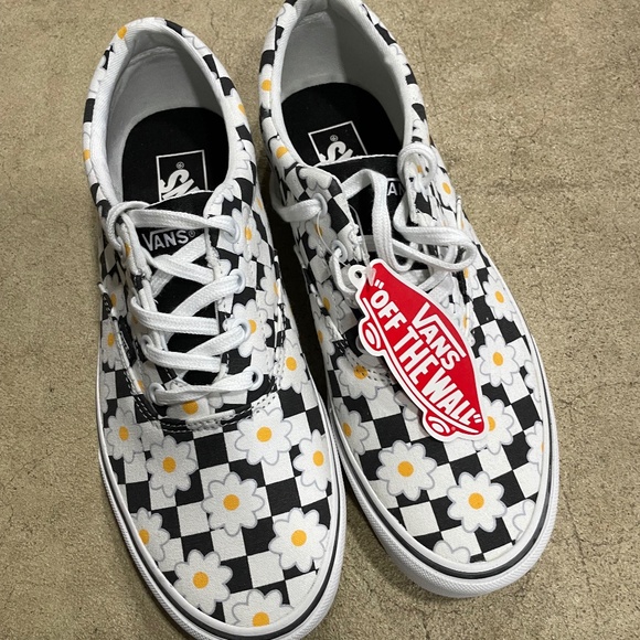 Vans | Shoes | Vans Flower Checkerboard Sneaked | Poshmark